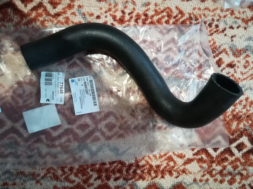 96553267 Патрубок радиатора верхний GM | Запчасти на DRIVE2