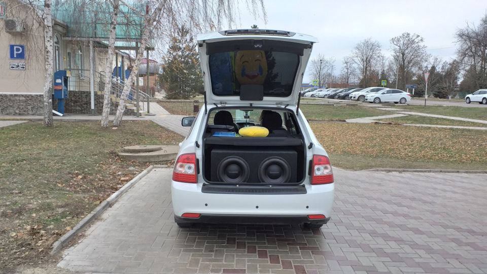 1️⃣7️⃣🔝ЗАЩИТНАЯ НАКЛАДКА НА ЗАДНИЙ БАМПЕР ПРИОРА 2 SE ХЭТЧБЕК. — Lada ...