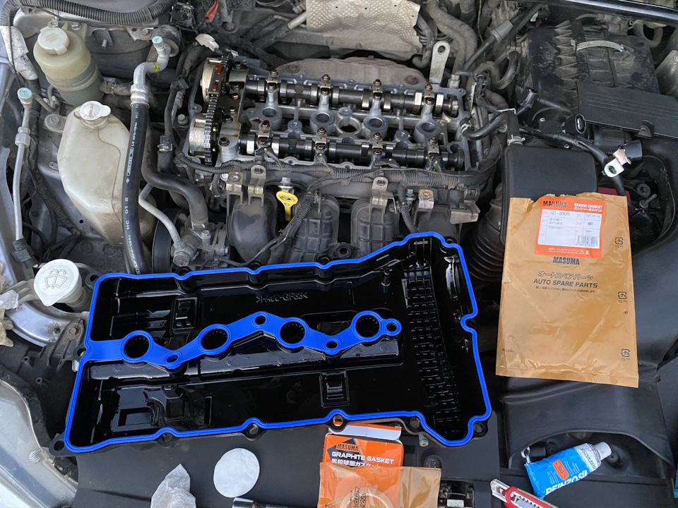 Силиконовая прокладка клапанной крышки машума — Mitsubishi Lancer X, 2 ...