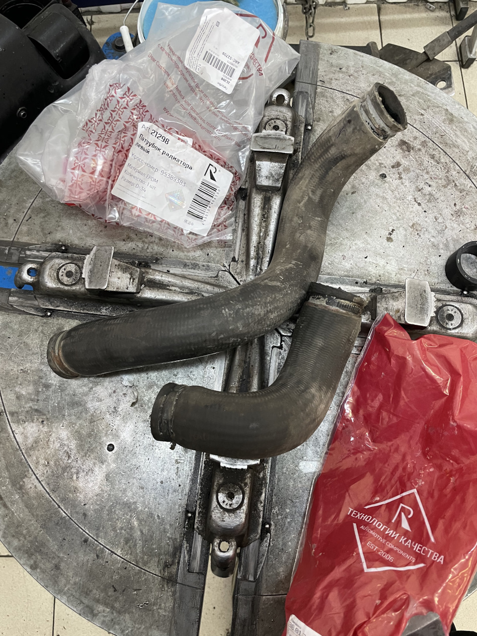 95389383 Патрубок радиатора GM | Запчасти на DRIVE2