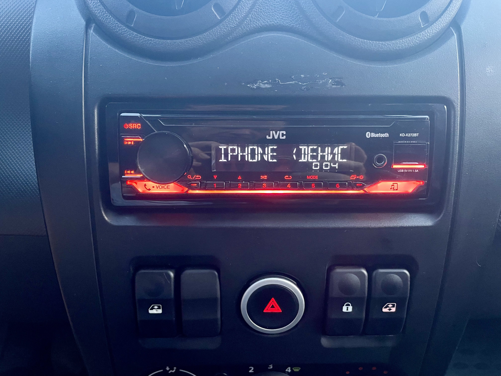 #2 Установка автомагнитолы JVC KD-X272BT — Lada Largus Фургон, 1,6 л, 2019 года | автозвук | DRIVE2