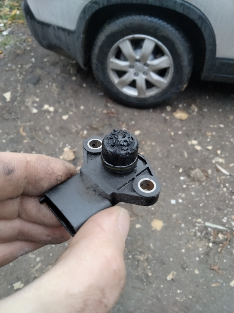 Датчик впускного коллектора! — KIA Sorento (2G), 2,2 л, 2012 года ...