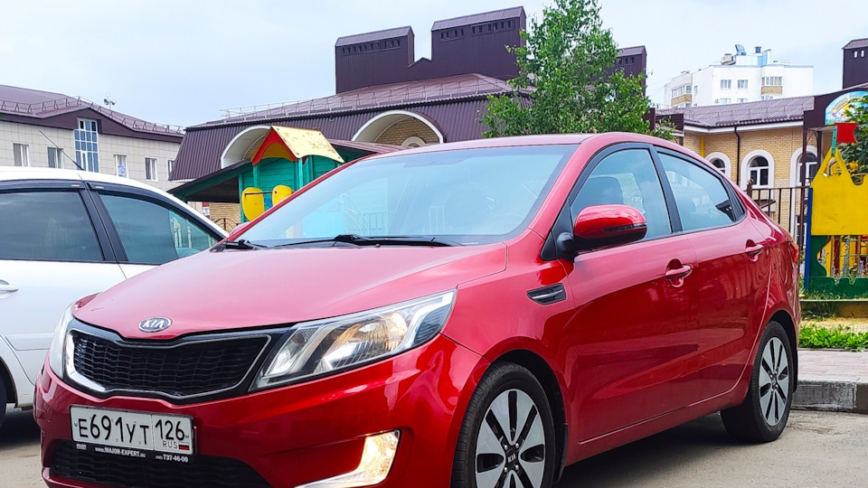 Ищу подиум под передний номер — KIA Rio (3G), 1,6 л, 2012 года ...