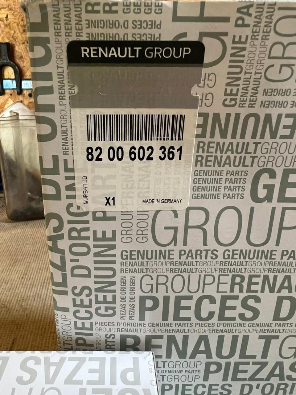 8200602361 Фильтр воздушный двигателя RENAULT | Запчасти на DRIVE2