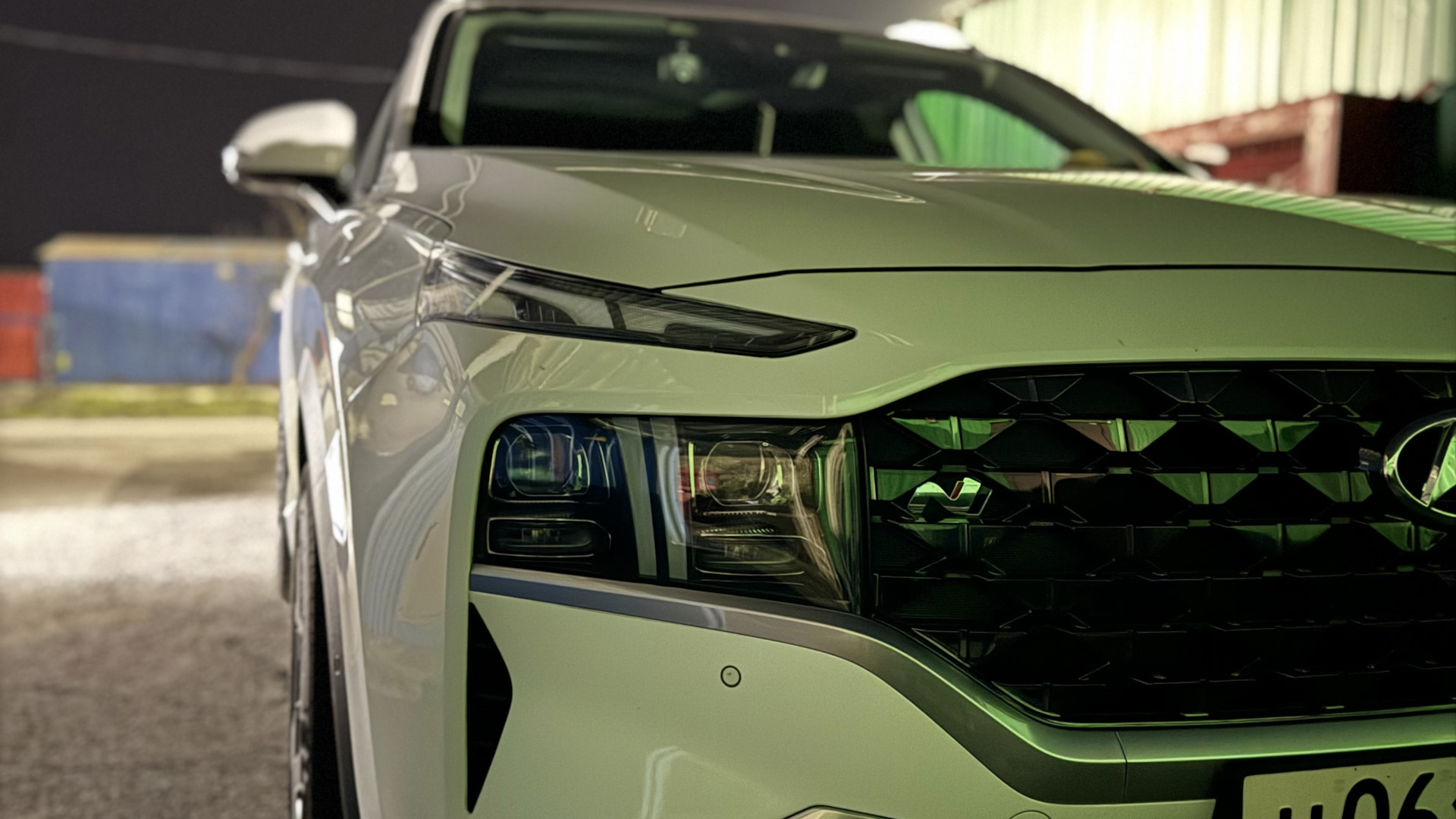 Hyundai Santa Fe (4G) 2.2 дизельный 2021 | N Line Wh1te Sh4rk на DRIVE2