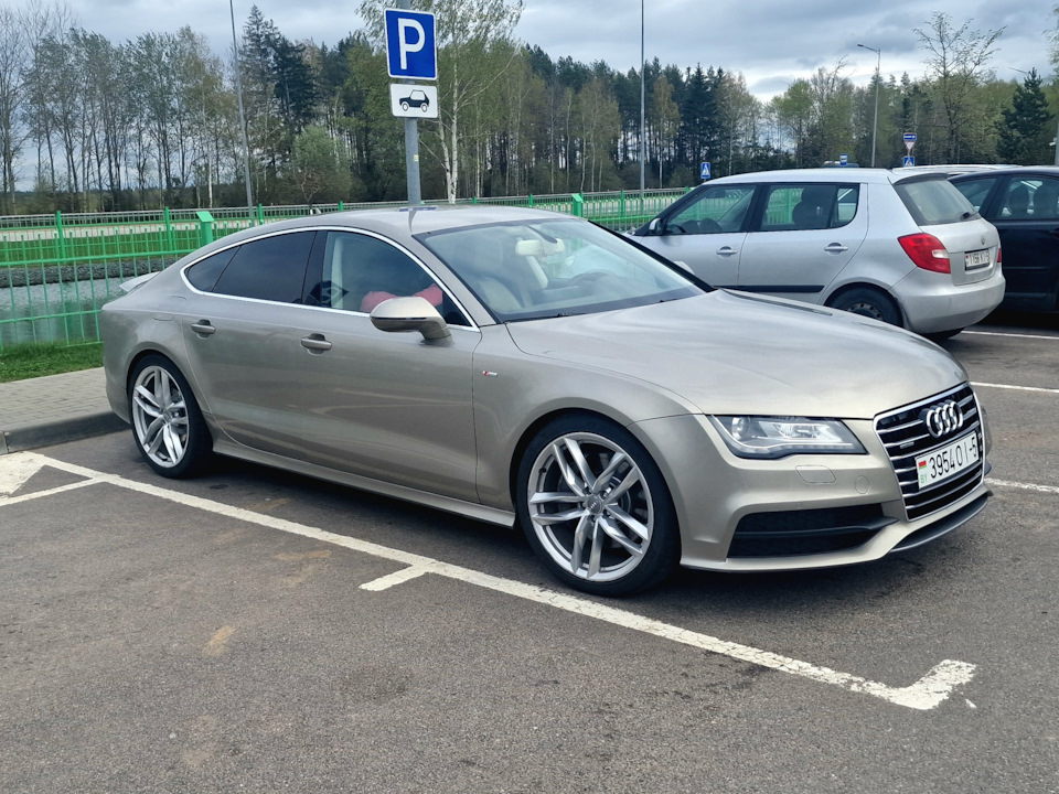 Спорт подвеска 1ВЕ, новые тормозные диски колодки — Audi A7 Sportback ...