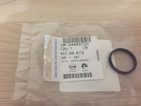 24445723 Кольцо уплотнительное круглое (67) OP63380472 GM | Запчасти на ...