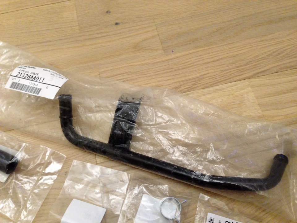 [037] Трубка маслоохладителя EJ-20K — обзор, замена — Subaru Impreza ...