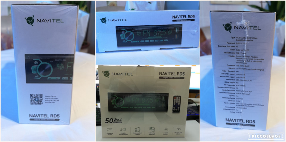 § 61. Автомагнитола от NAVITEL RD5 (1DIN) — обзор и установка! — Lada Granta, 1,6 л, 2012 года ...