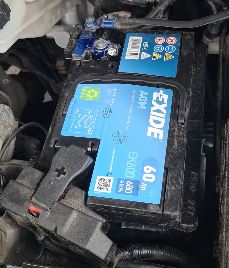 EK600 Аккумуляторная батарея EXIDE | Запчасти на DRIVE2