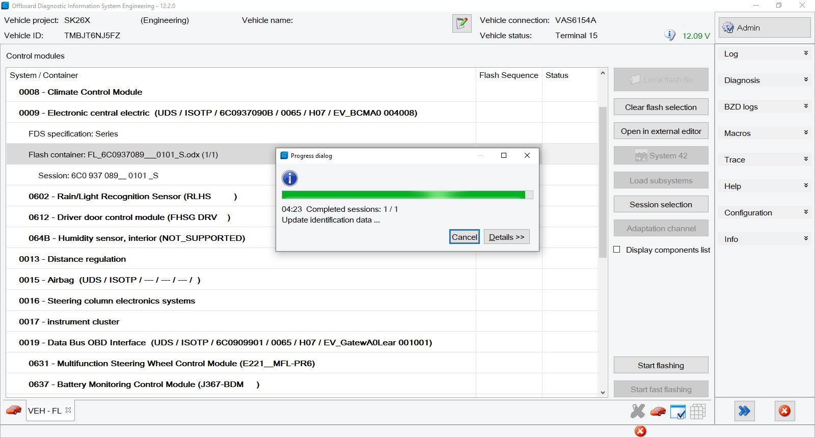 Обновление прошивки BCM 6C0937090 с 6C0937090B на 6C0937090E — Skoda ...