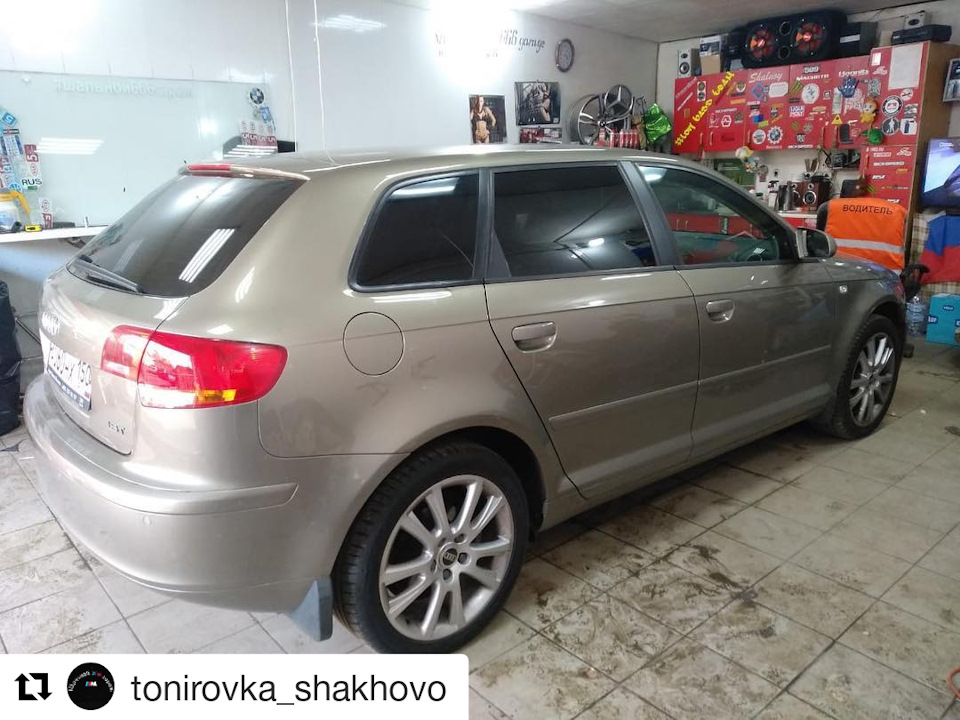 Тонировка — Audi A3 (8P), 1,8 л, 2007 года | стайлинг | DRIVE2