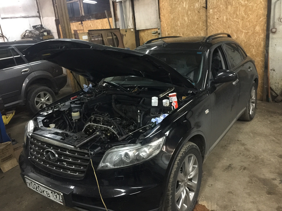 Уничтожаем Авто по ремонтопригодности — Infinity FX-35 S50 Часть вторая ...