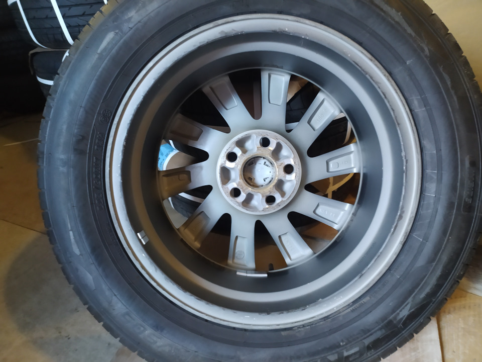 Литые диски Toyota 6,5Jx17 ET33 5x114,3 на Toyota Alphard (3G). Б/у ...