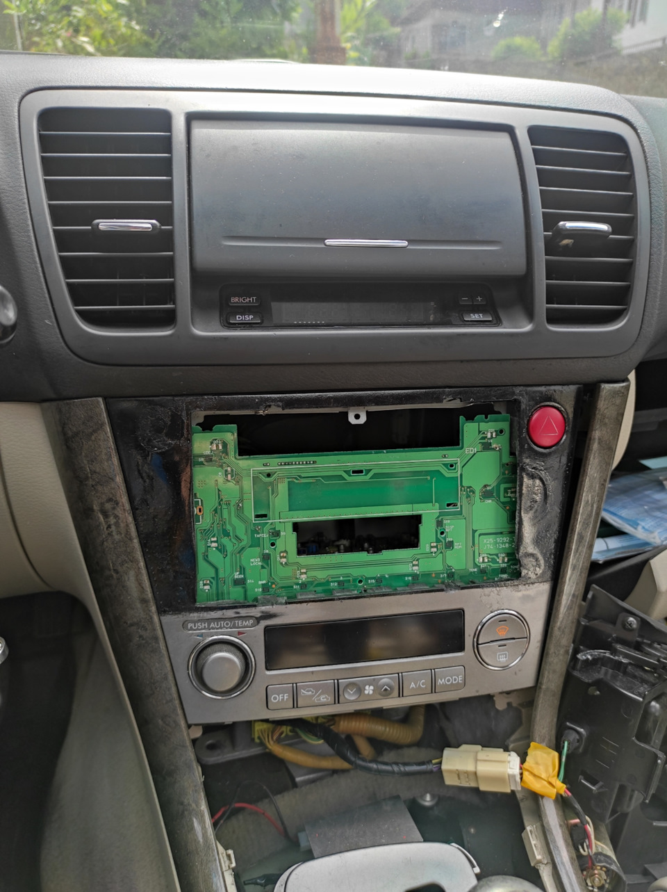 Установка магнитолы с пруля — Subaru Outback (BP), 3 л, 2005 года ...