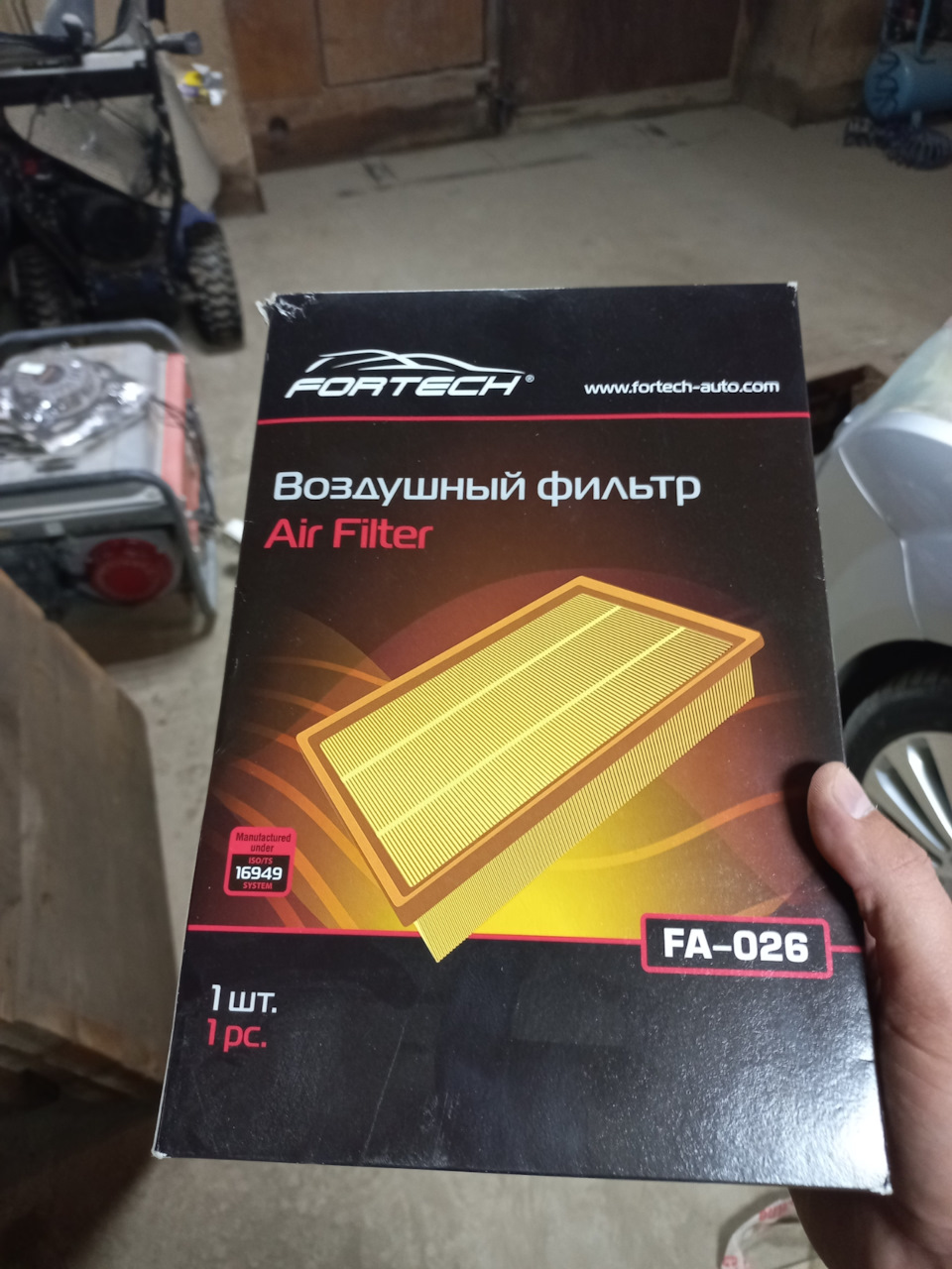 FA026 Воздушный фильтр FORTECH | Запчасти на DRIVE2