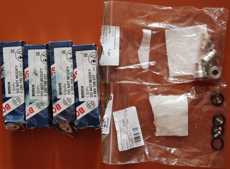 Переход на форсунки Bosch 0280158237 — KIA Sportage (1G), 2 л, 2004 ...