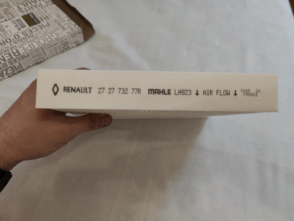 272773277R Салонный фильтр RENAULT | Запчасти на DRIVE2