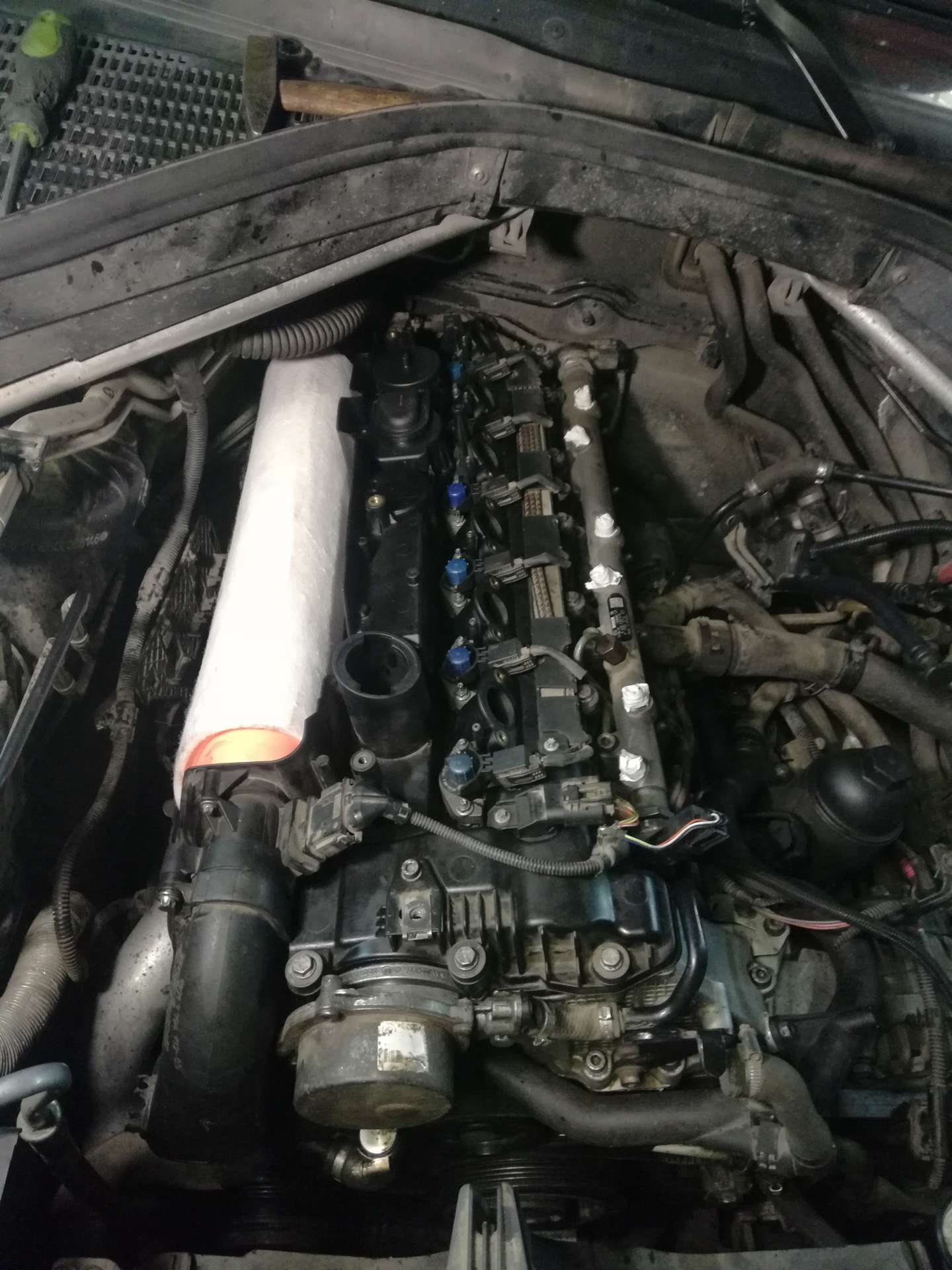 Замена цепей ГРМ и форсунок. Часть 2 — BMW X5 (E70), 3 л, 2007 года ...