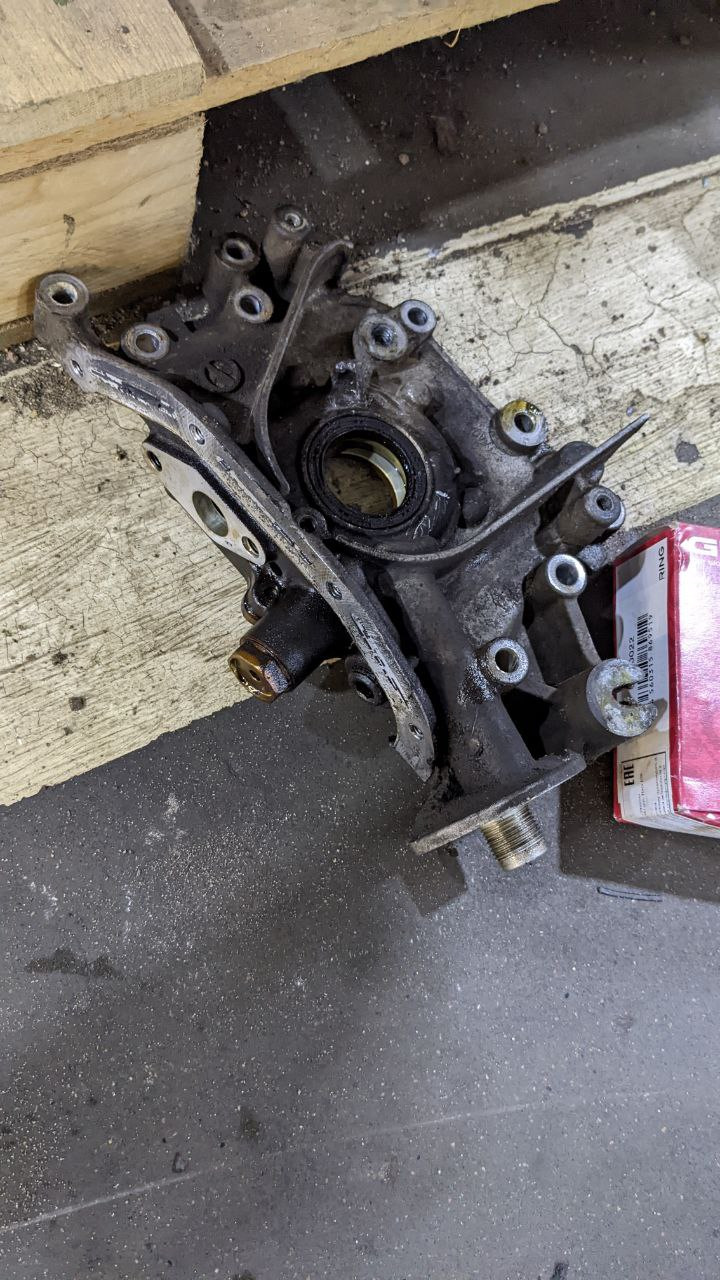 Замена ремня ГРМ = Замена масляного насоса — Hyundai Elantra (3G), 1,6 ...