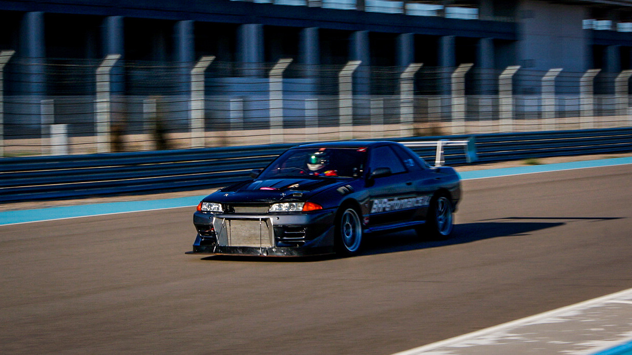 Sokol Time Attack stage 5 — Nissan Skyline GT-R (R32), 3 л, 1989 года ...
