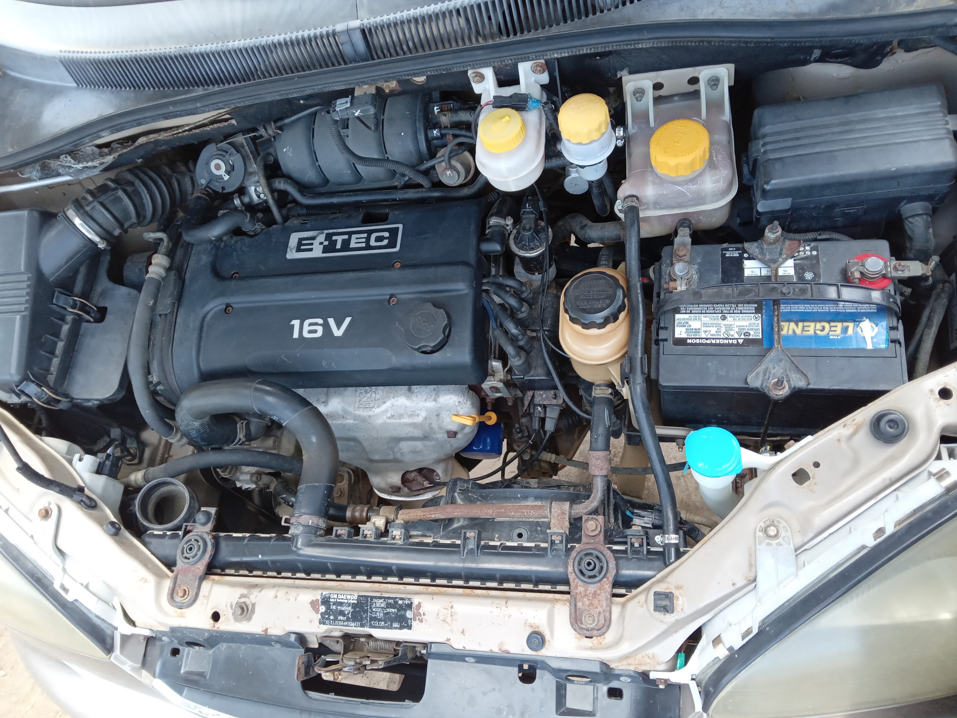 Engine Photos — Chevrolet Tacuma, 1,6 л, 2004 года | фотография | DRIVE2