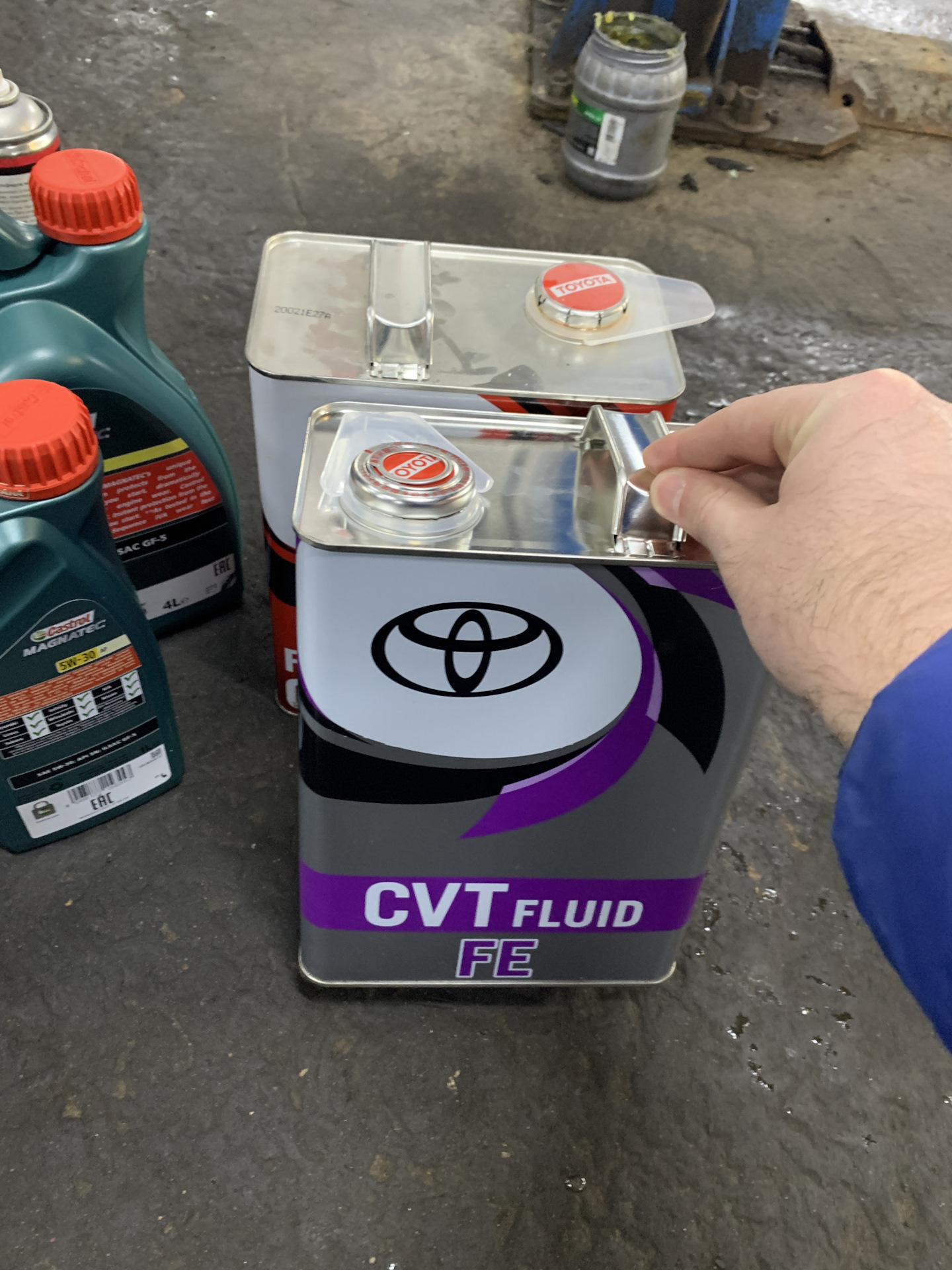 Замена масла в ДВС, CVT, раздатке и редукторе. — Lexus NX (1G), 2 л ...