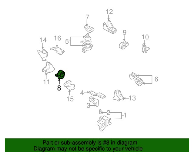219102D050 Опорный узел двигателя KIA HYUNDAI | Запчасти на DRIVE2