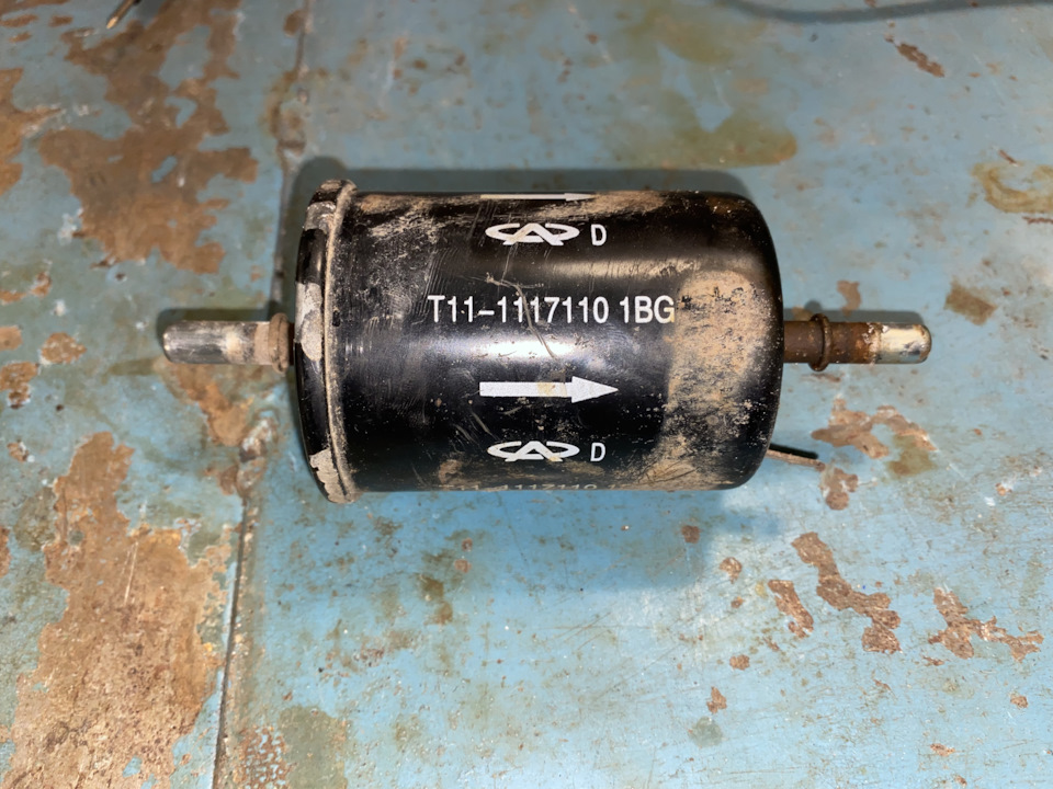 Замена топливного фильтра Chery Tiggo 2.4 — Chery Tiggo, 2,4 л, 2008 ...