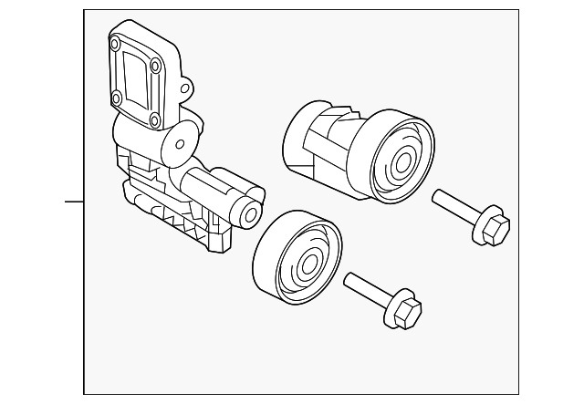 2528025001 Натяжитель ремня грм KIA HYUNDAI | Запчасти на DRIVE2