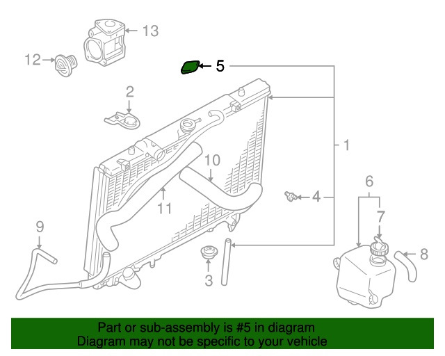 MR481216 Крышка радиатора Mitsubishi | Запчасти на DRIVE2
