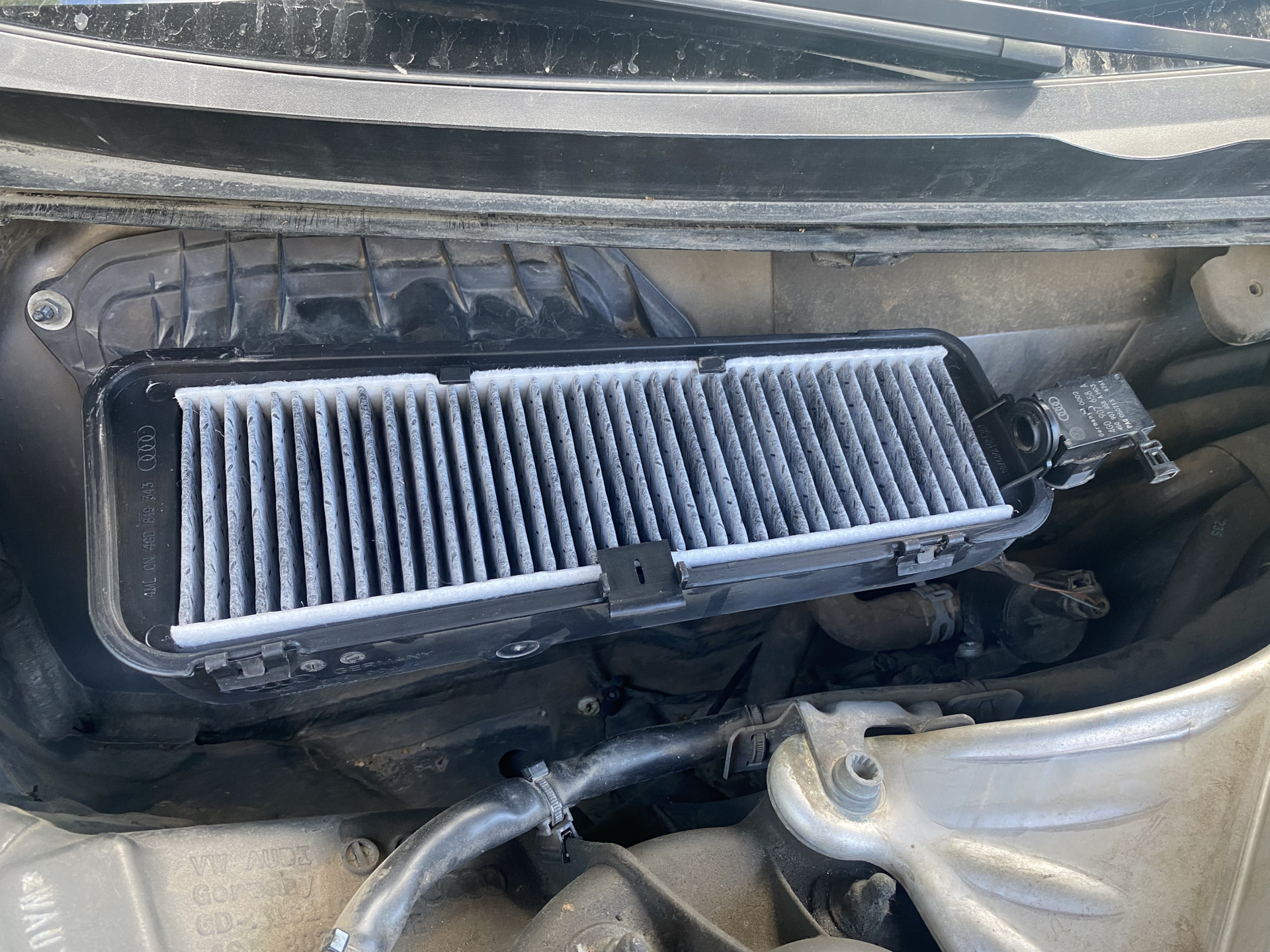 Установка внешнего фильтра вентилятора Ауди а6с7 — Audi A6 (C7), 2 л ...