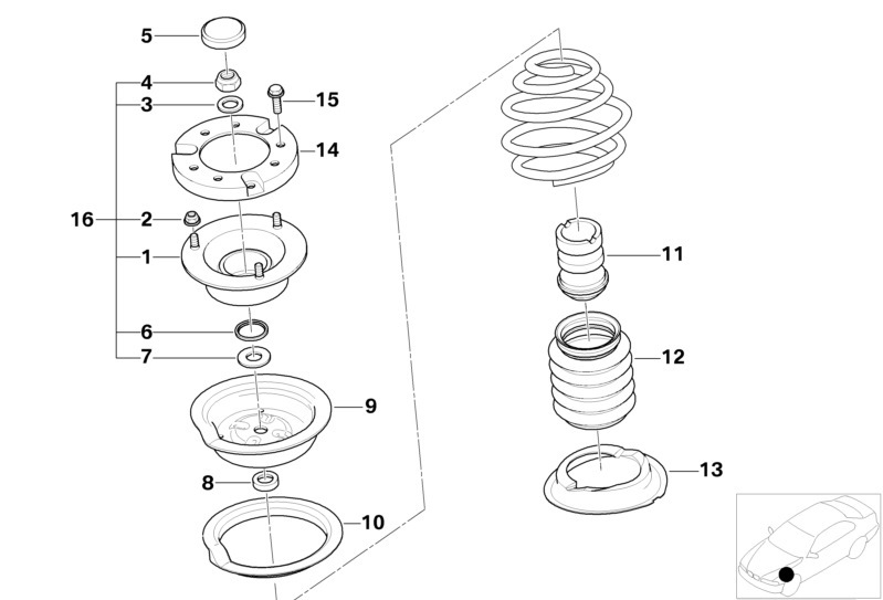 Ремонт передней подвески на BMW E39: — BMW 5 series (E39), 2,5 л, 1998 ...