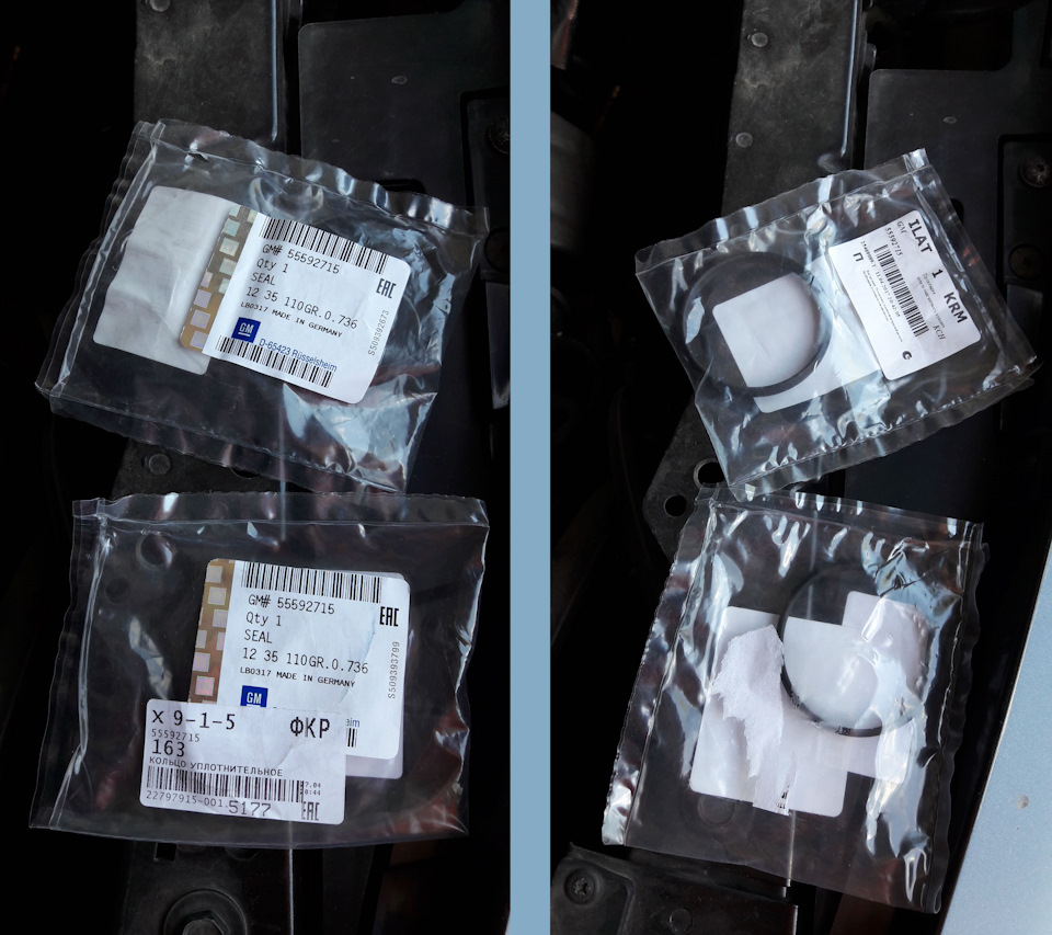 55592715 Уплотнительное кольцо GM | Запчасти на DRIVE2