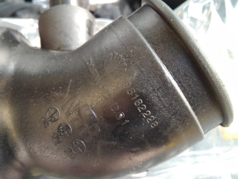 96182228 Патрубок воздушного фильтра (гофра) GM | Запчасти на DRIVE2