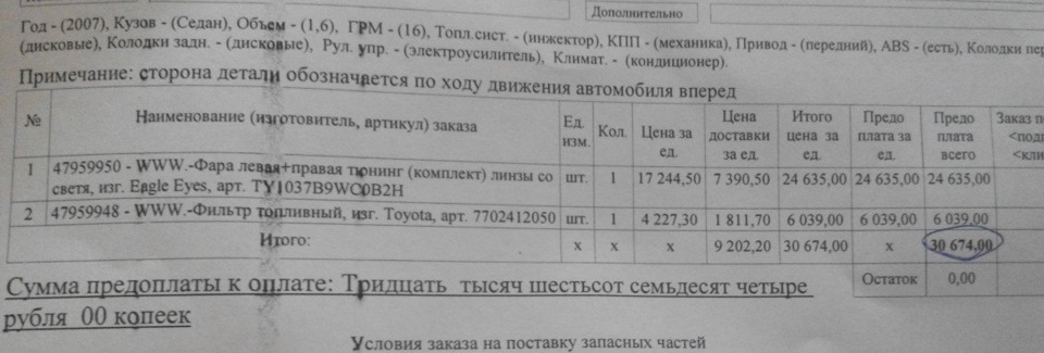 7702412050 Фильтр топливный TOYOTA COROLLA AXIO/FIELDER 12-/VITZ 05 ...