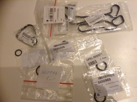 5650974 Прокладка трубки к маслянному термостату GM | Запчасти на DRIVE2