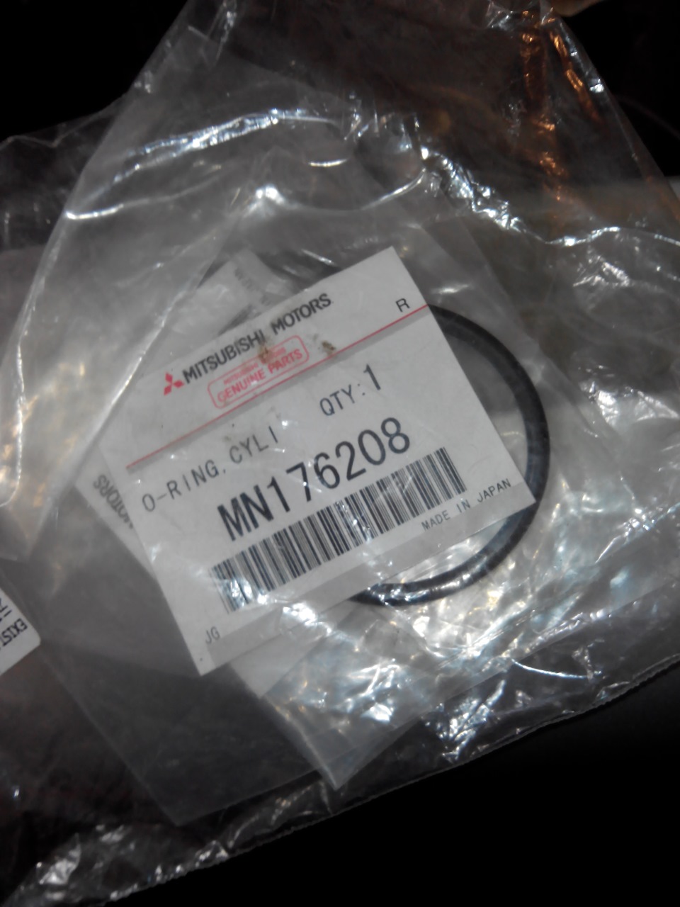 MN176208 КОЛЬЦО УПЛОТНИТЕЛЬНОЕ ГОЛОВКИ БЛОКА Mitsubishi | Запчасти на ...