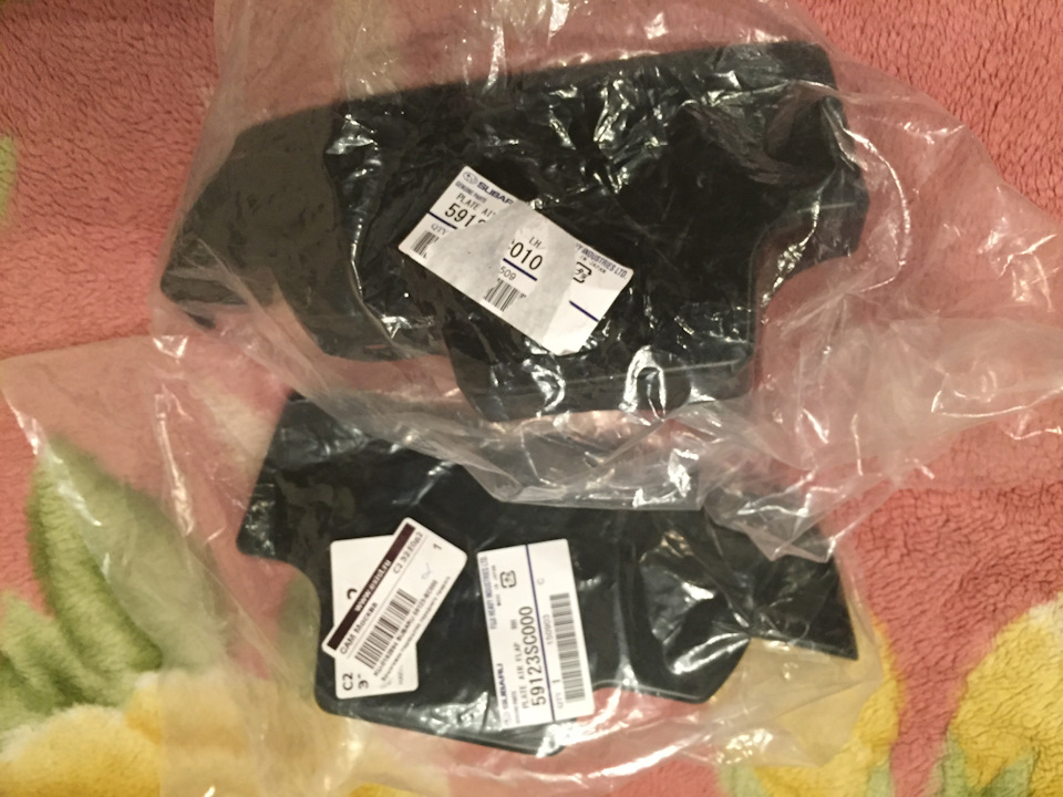 Замена передних брызговиков — Subaru Forester (SH), 2,5 л, 2008 года ...