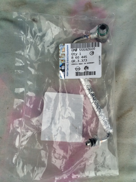 55592600 ТРУБКА МАСЛОПРОВОДА, 8 ММ GM | Запчасти на DRIVE2