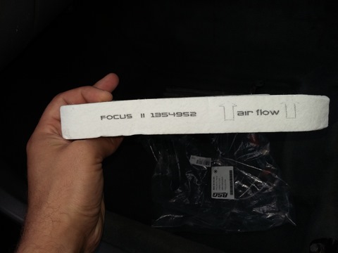 1354952 Фильтр вентиляции салона / Focus-II VOLVO C30, S40, V50, C70 01 ...