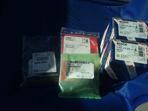 94580433 Колодок задних растяжка лев. GM | Запчасти на DRIVE2