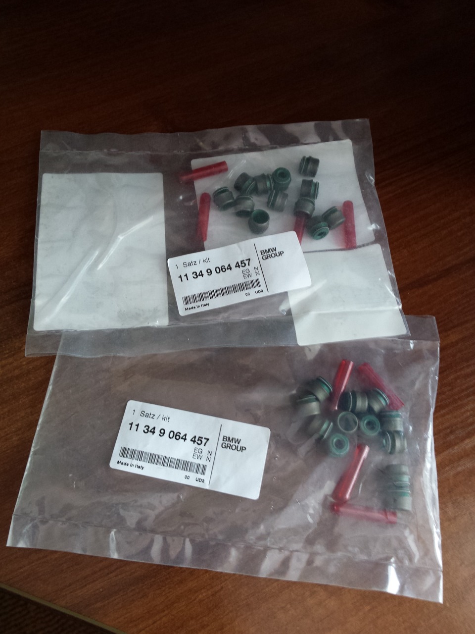 11349064457 Ремкомплект маслоотраж.колпачков BMW | Запчасти на DRIVE2