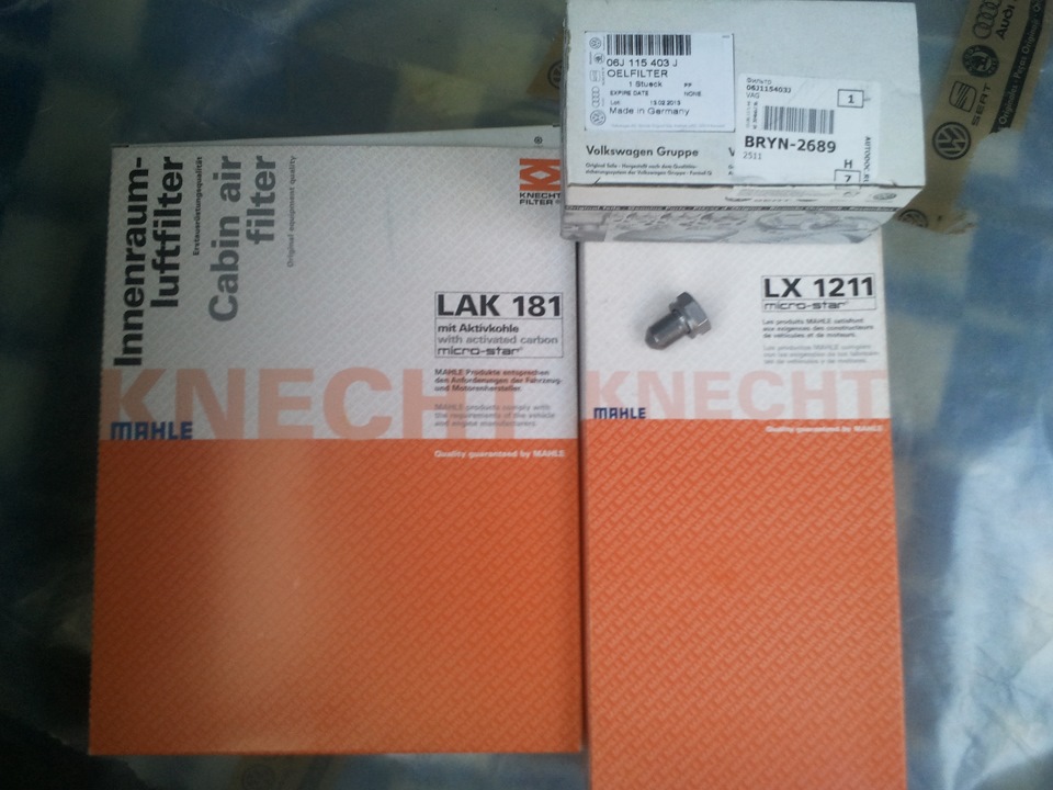 ТО ver. 2.0. Начало… — Skoda Octavia A5 Mk2, 1,8 л, 2012 года ...