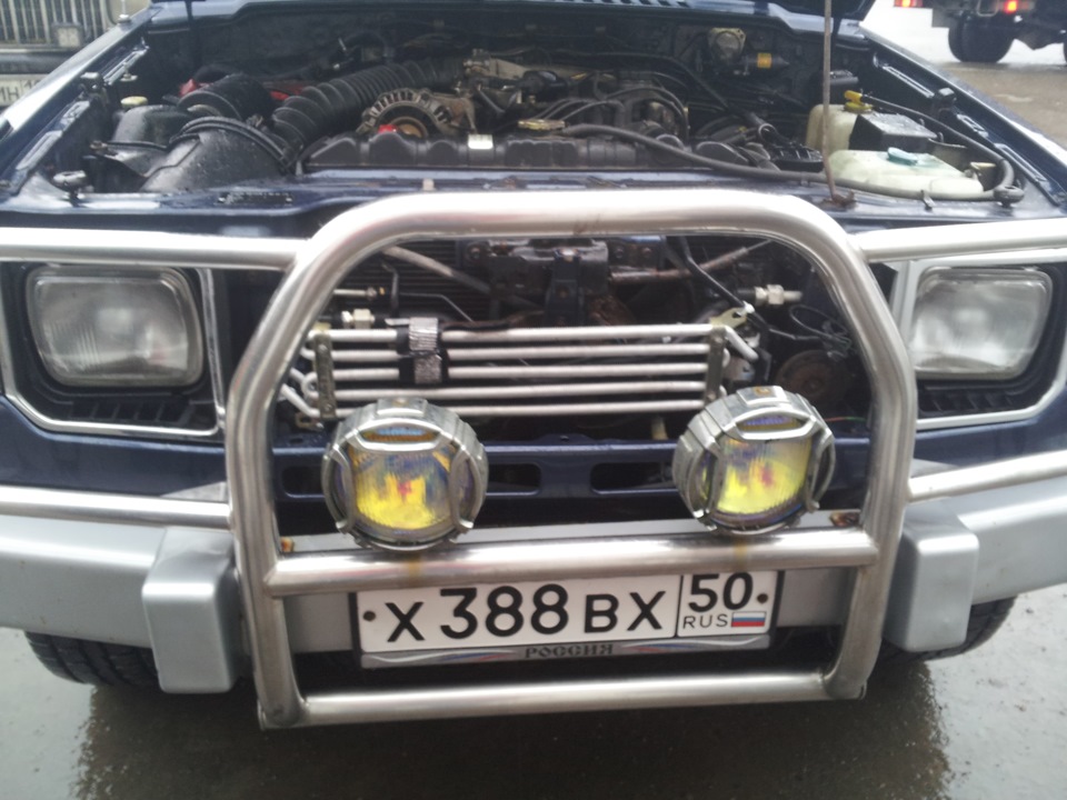 Масляный радиатор — Hyundai Galloper, 3 л, 1997 года | своими руками ...