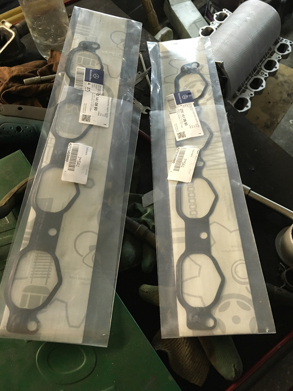 A2731410880 Прокладка впускного коллектора Mercedes | Запчасти на DRIVE2