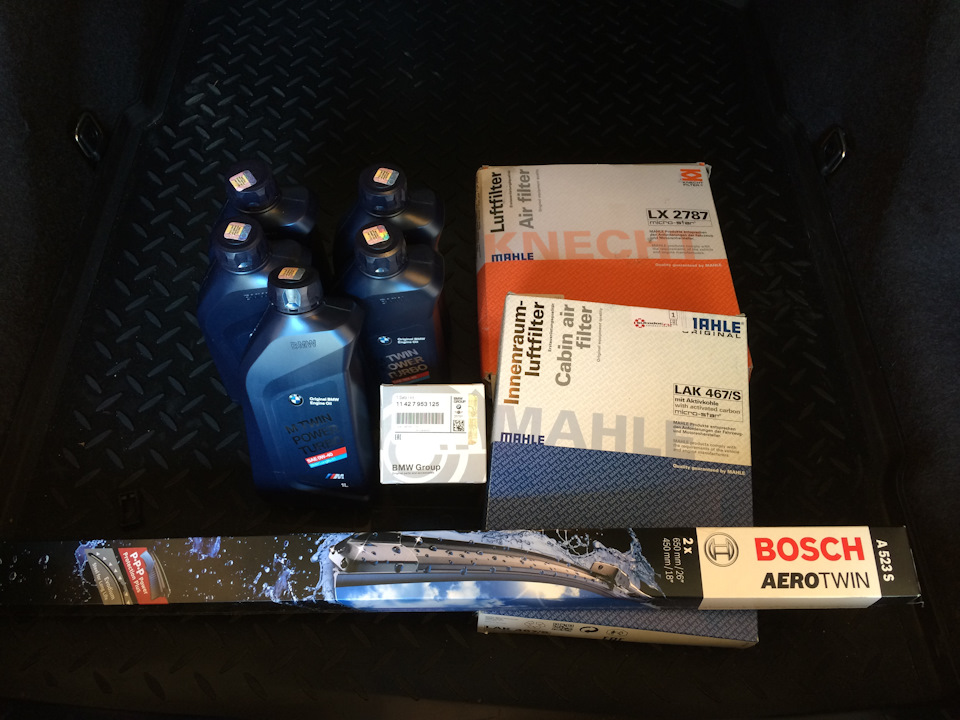 ТО 50000 — BMW 5 series (F10), 2 л, 2015 года | плановое ТО | DRIVE2