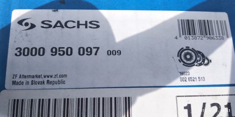 3000950097 Сцепление, комплект SACHS | Запчасти на DRIVE2