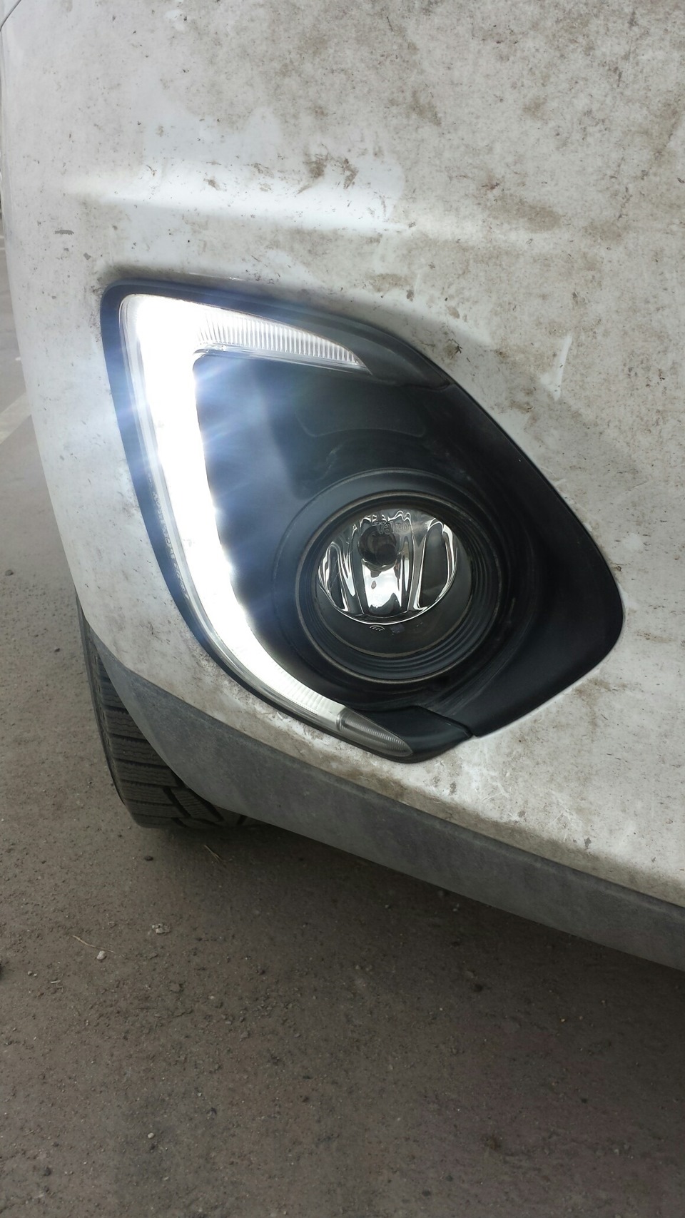 Установил оригинальные ДХО. — Mitsubishi ASX, 1,6 л, 2012 года ...