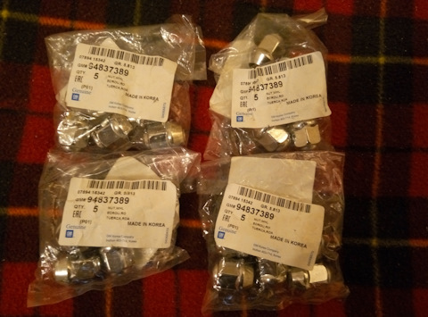 94837389 Гайка колесная GM | Запчасти на DRIVE2